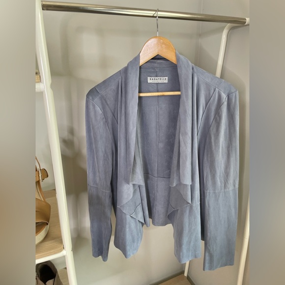 bagatelle | Jackets & Coats | New Rarely Worn Dusty Blue Microsuede ...